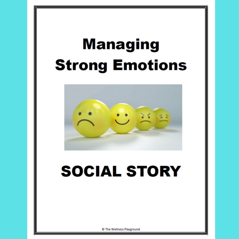 Social Story: Managing Strong Emotions | Digital Classroom Resource ...