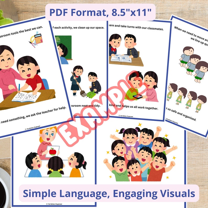 Social Story What to Do in the Classroom, Behaviour Expectations ...