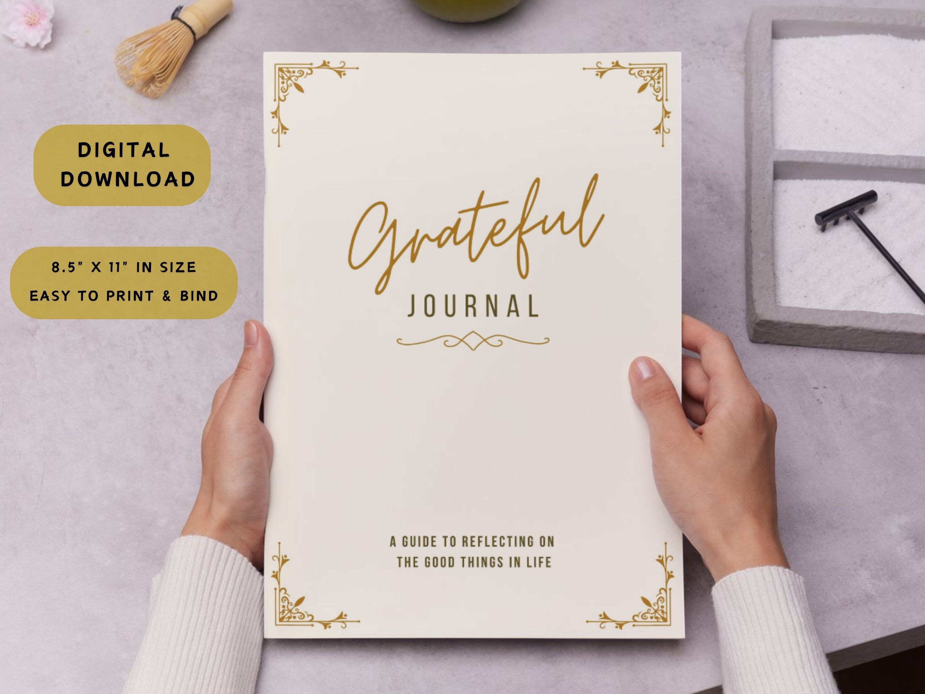 Printable Daily Gratitude Journal | Digital Gratitude Journals ...