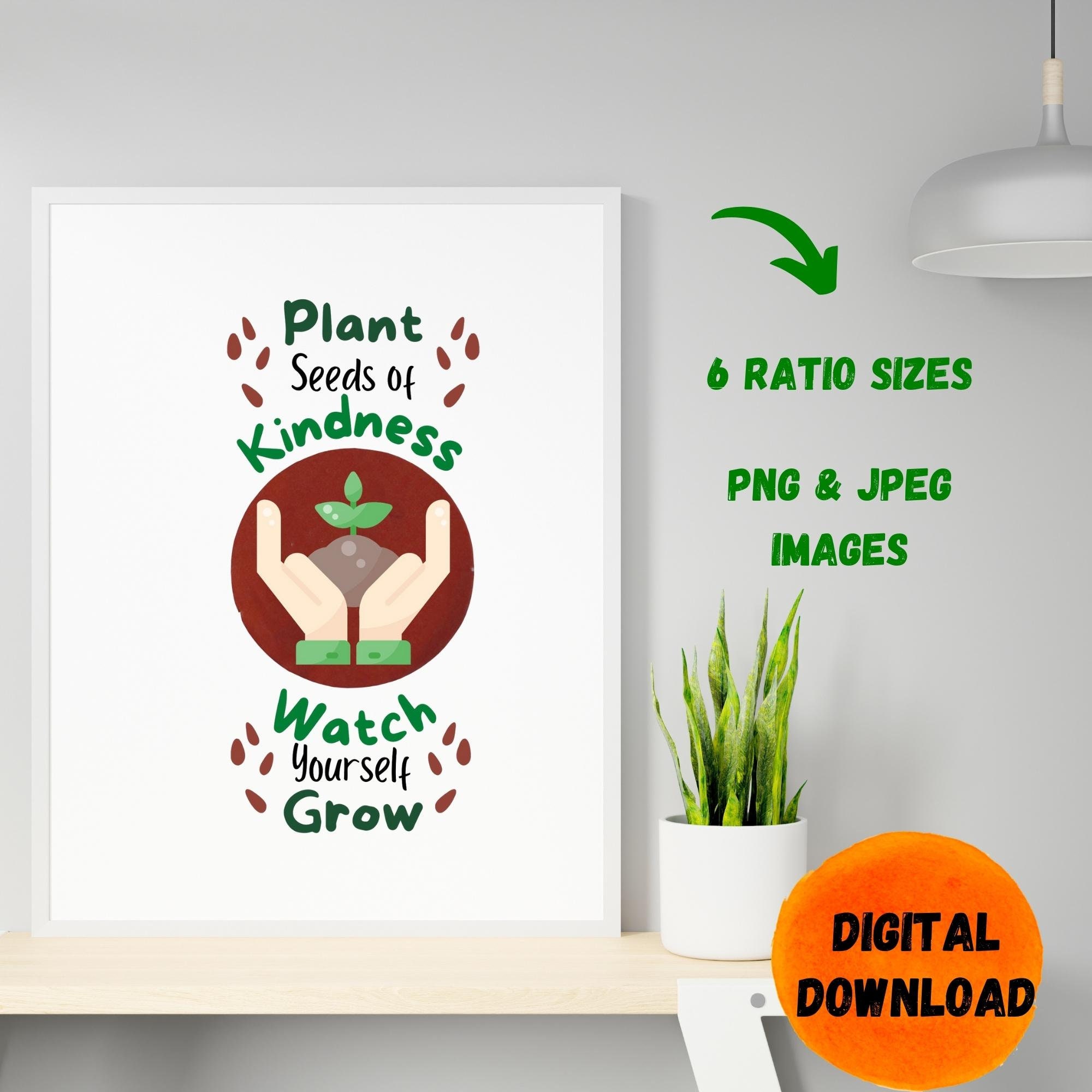 Mental Health Print Classroom Kindness Poster Classroom Decor Kids Room ...