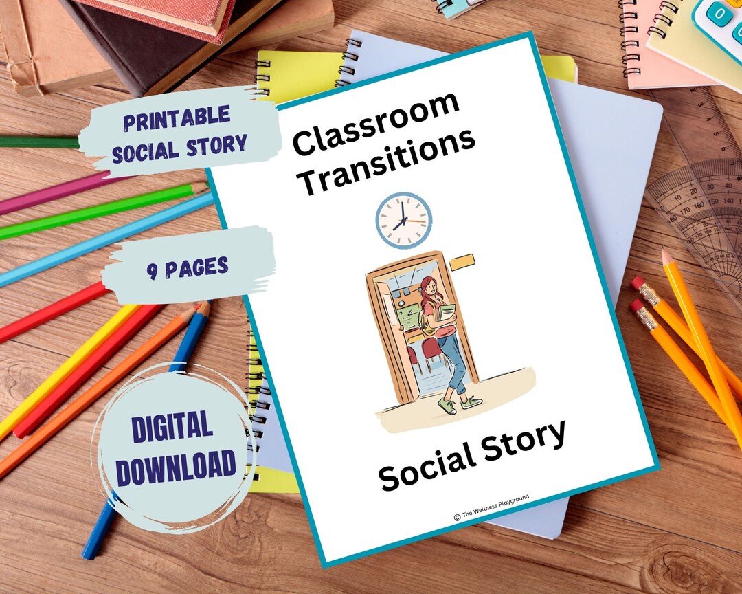 Social Story Helping Students With Classroom Transitions | Printable ...