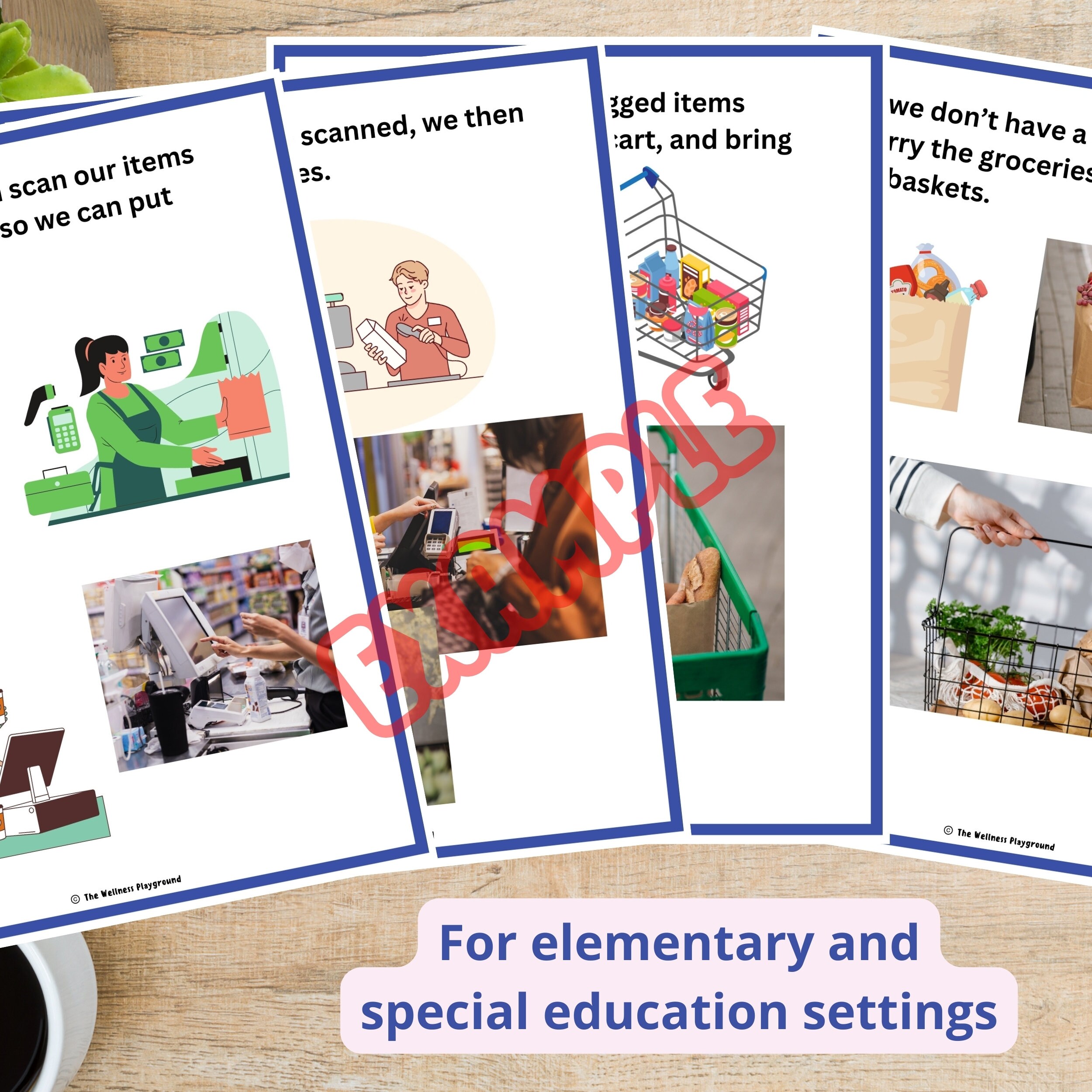 Social Story About Going to the Grocery Store | Life Skills Lesson ...