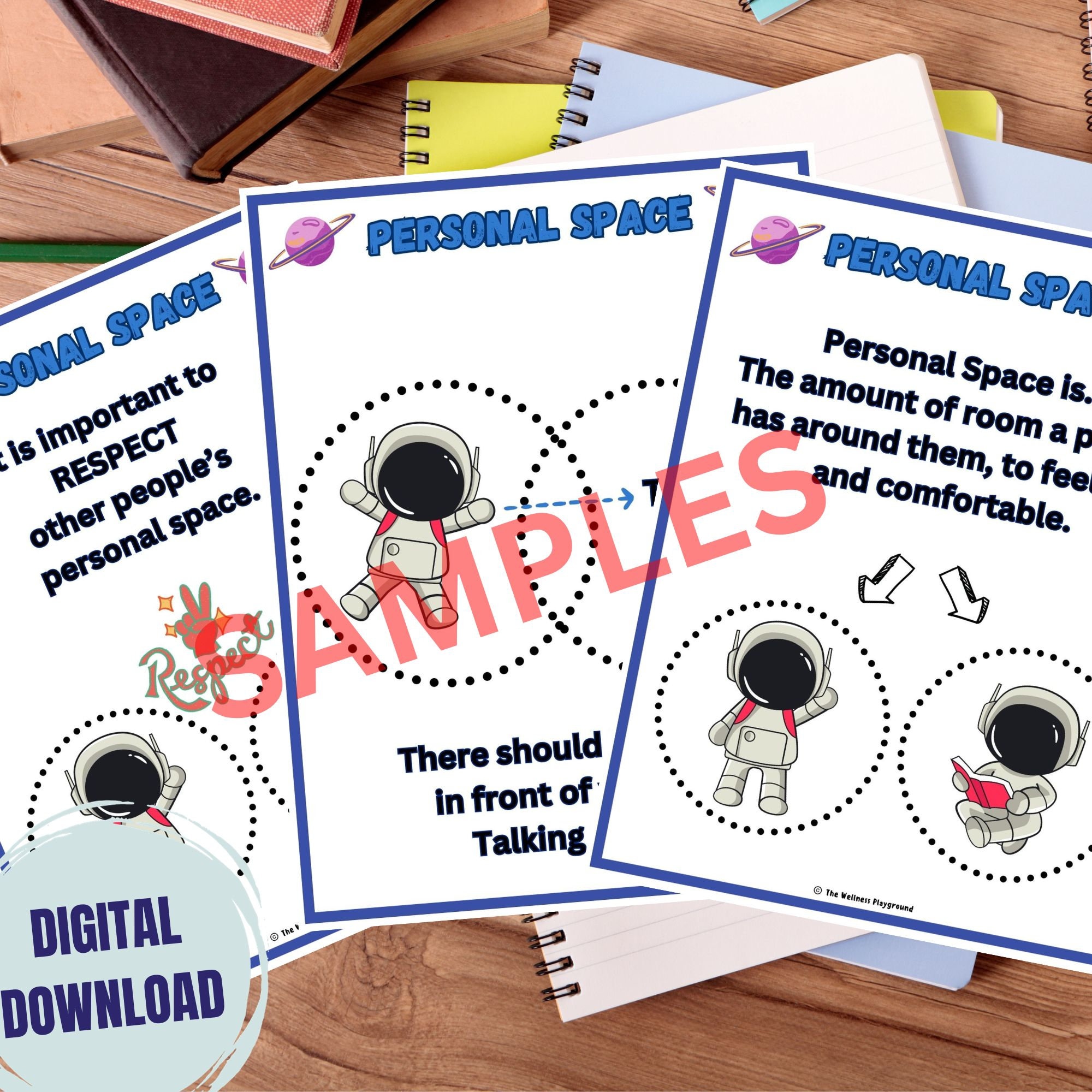 Personal Space Social Story, Autism Social Skills, Elementary SEL ...