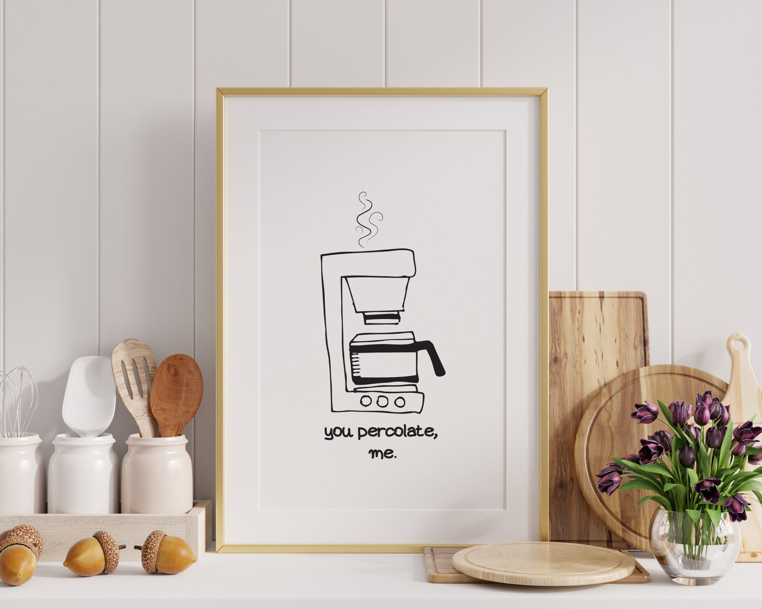 Coffee Art Print | Retro Coffee Poster | Coffee Shop Decor | Coffee Bar ...