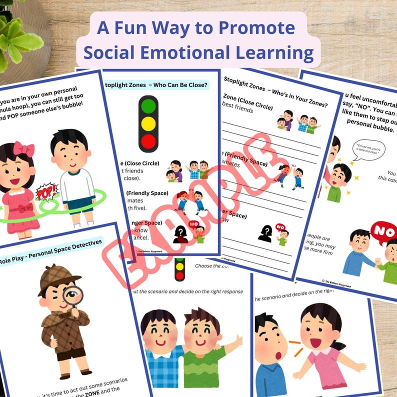 Personal Space Social Story Lesson | Fun Activities, Hula Hoop Game ...