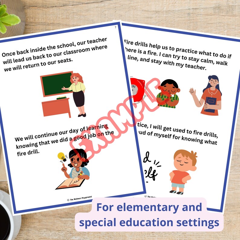 Social Story on Fire Drills What to Expect | Fire Drill School Lesson ...