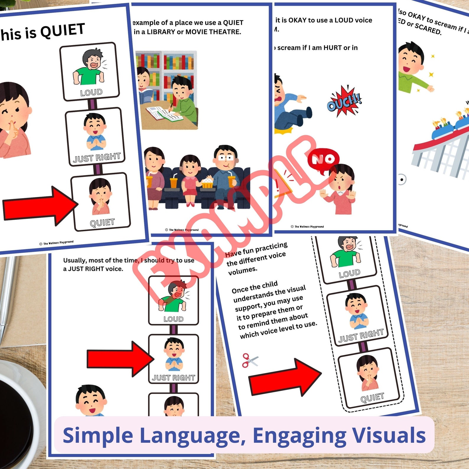 Social Story: Screaming, Controlling My Voice Volume | Emotional ...