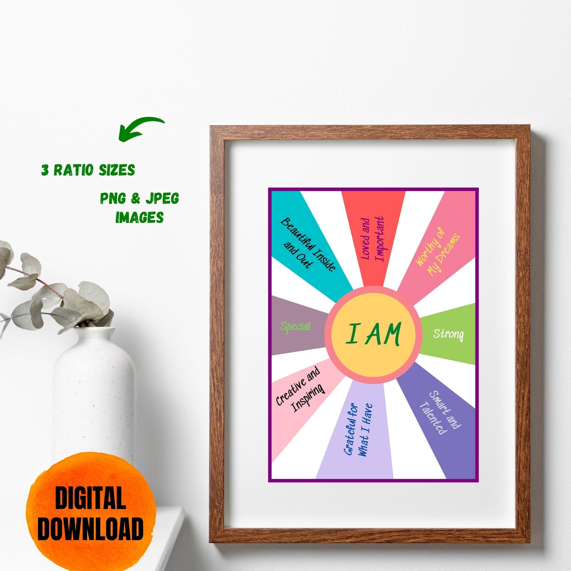 Inspirational Poster | Classroom Print | Mental Health Poster | Self ...