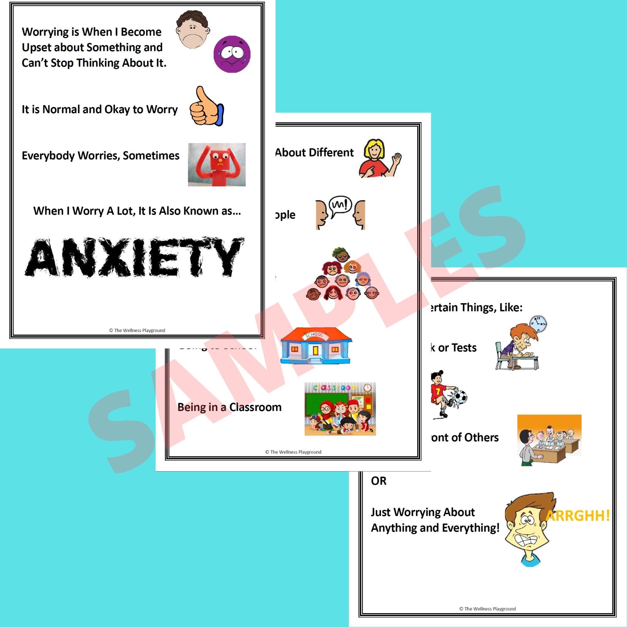 Social Story: What to Do When I Feel Worried or Anxious | Anxiety ...