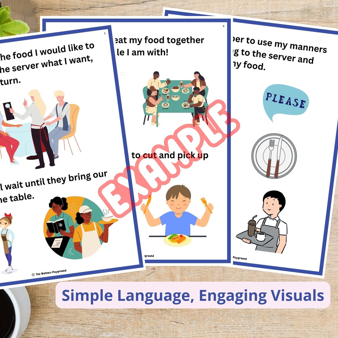 Social Story: Going Out to a Restaurant | Life Skills Lesson | Special ...