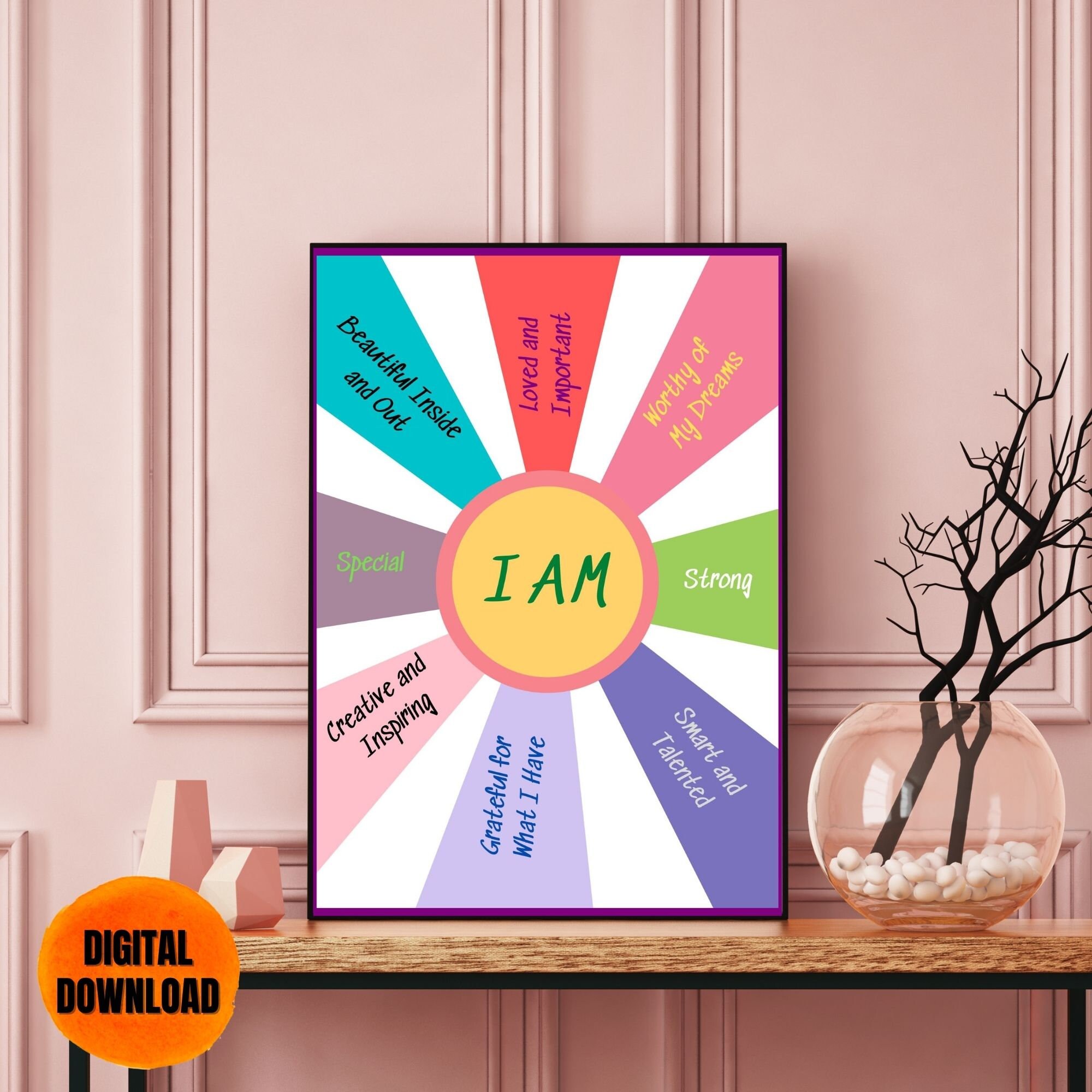 Inspirational Poster | Classroom Print | Mental Health Poster | Self ...