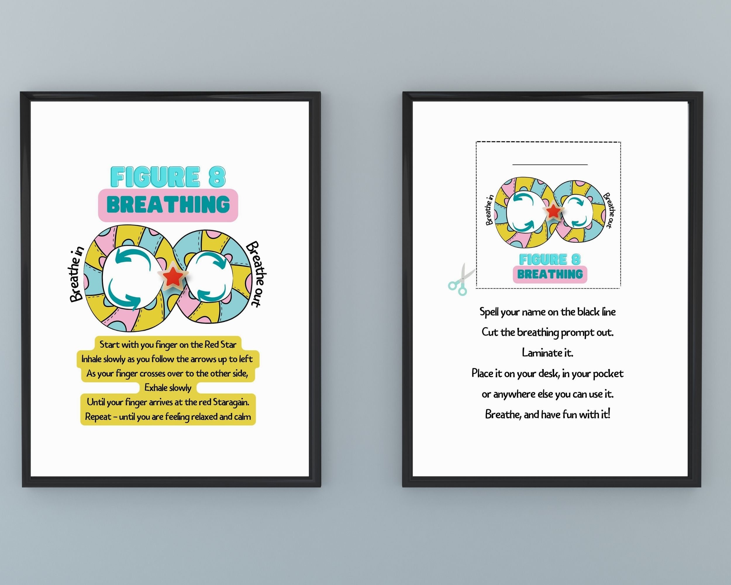 Figure 8 Breathing | Mindfulness | Breathing Strategy| Therapy Art ...