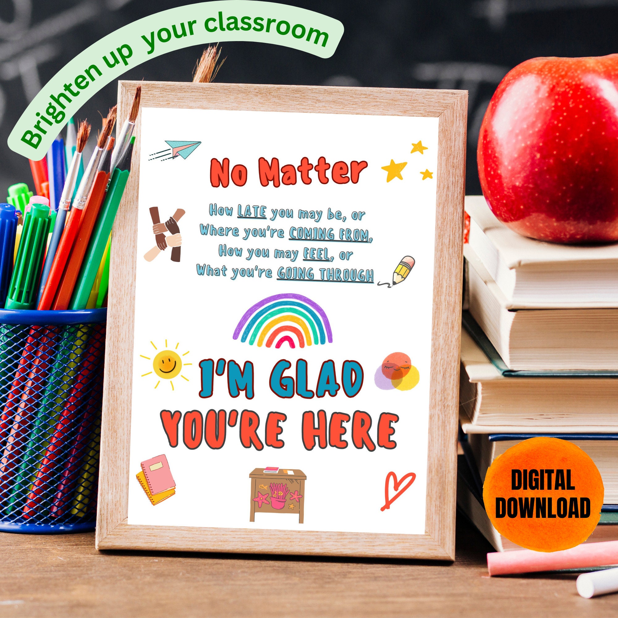 Classroom Door Poster, Classroom Welcome Sign, Printable Classroom ...