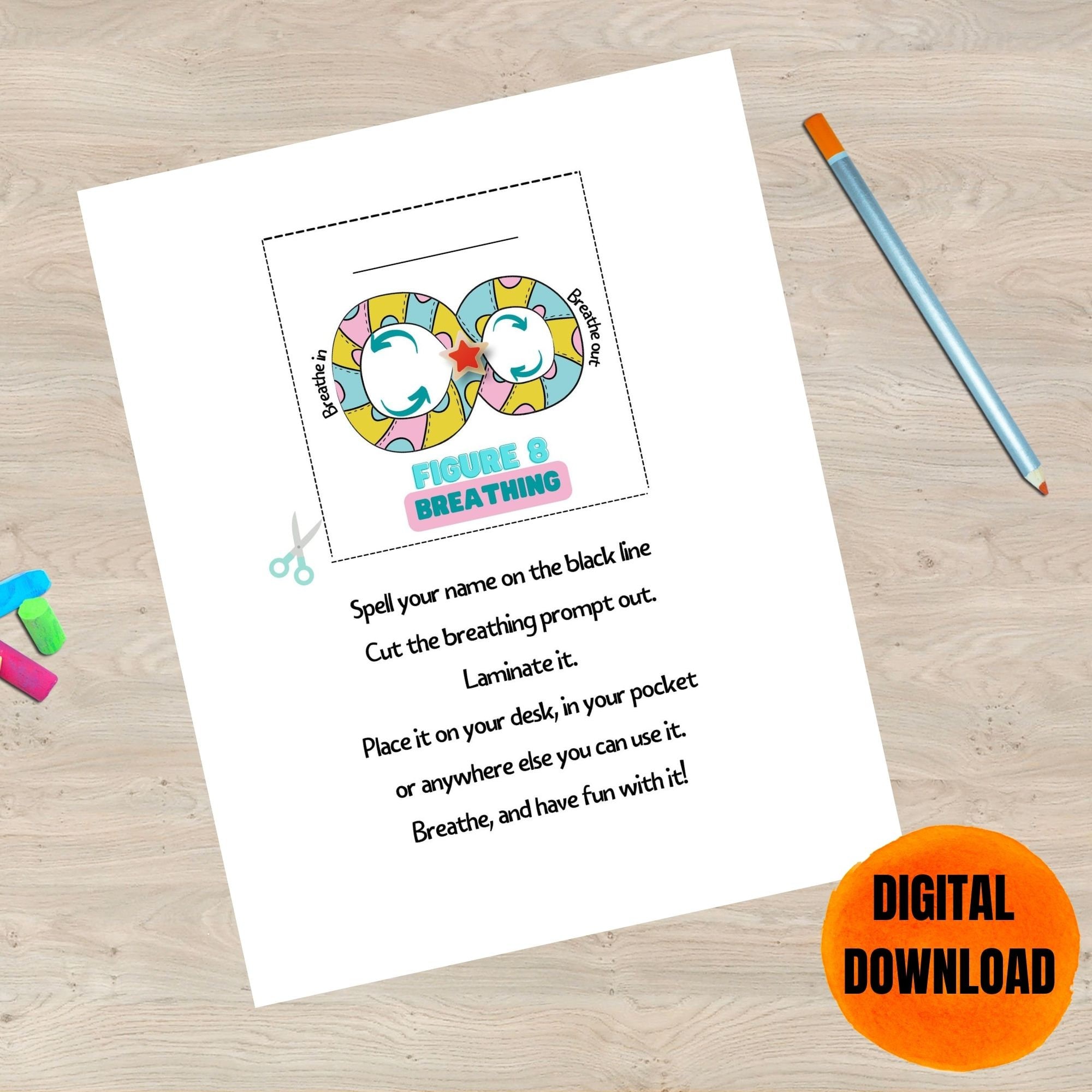 Figure 8 Breathing | Mindfulness | Breathing Strategy| Therapy Art ...