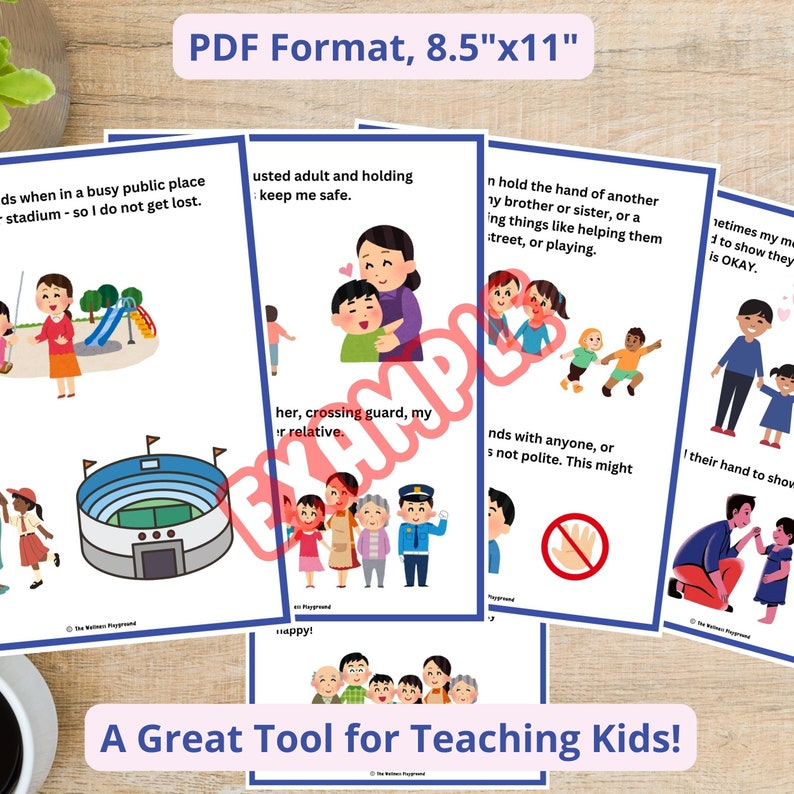 Social Story: All About Holding Hands (elopement) | Holding Hands ...