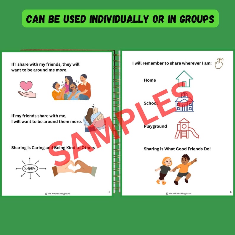 Sharing Social Story: Social Skills Lesson for Kids (printable PDF) - Etsy