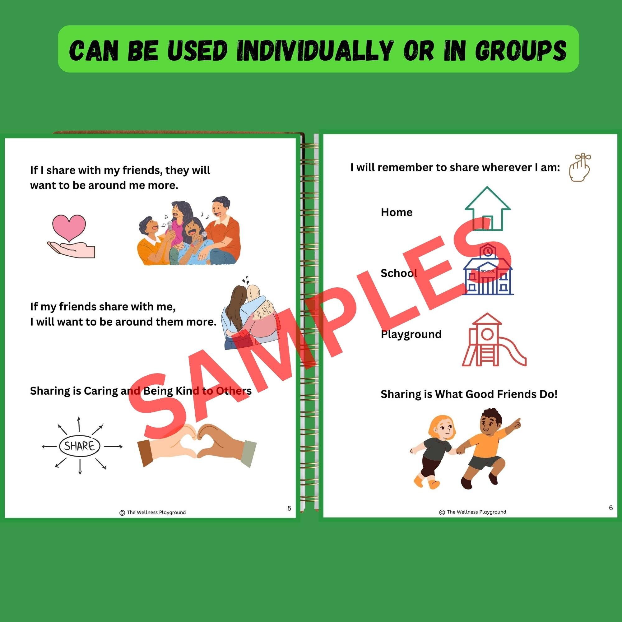Sharing Social Story: Social Skills Lesson for Kids (printable PDF) - Etsy