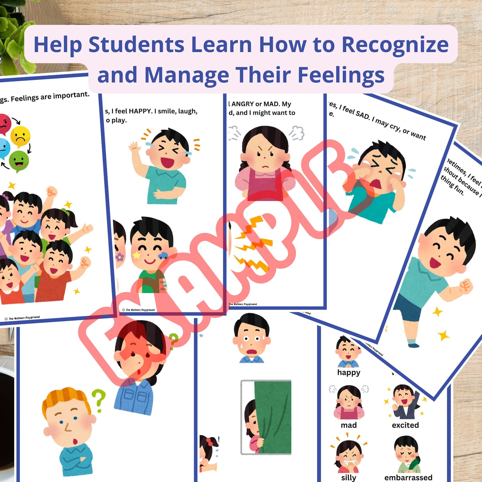 Feelings Social Story: Elementary SEL Lesson (digital Download) - Etsy