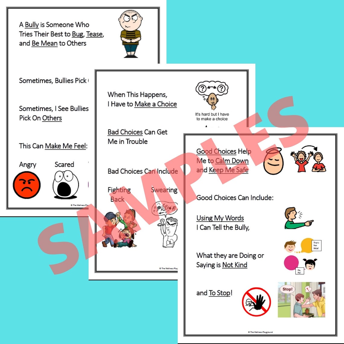 Digital Social Story Bullying Story Printable Social Story