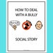 Digital Social Story | Bullying Story | Printable Social Story ...