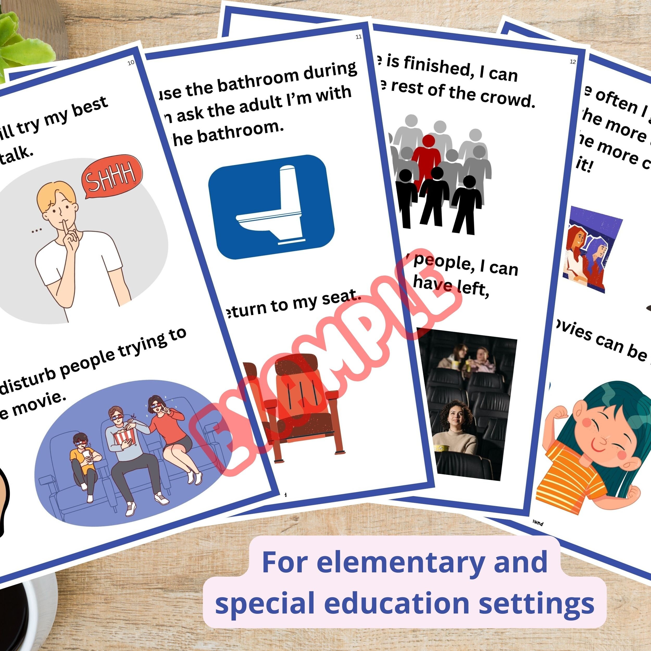 Social Story - Going to the Movie Theatre | Life Skills Lesson ...