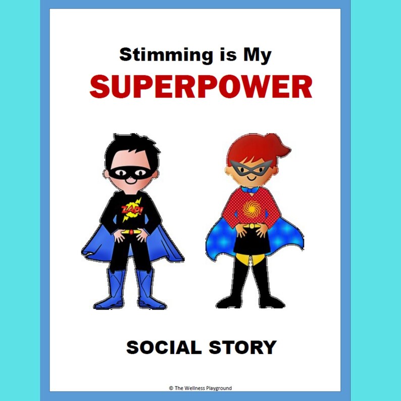 Autism Stimming Social Story: Superpower Behavior Lesson (PDF Download ...