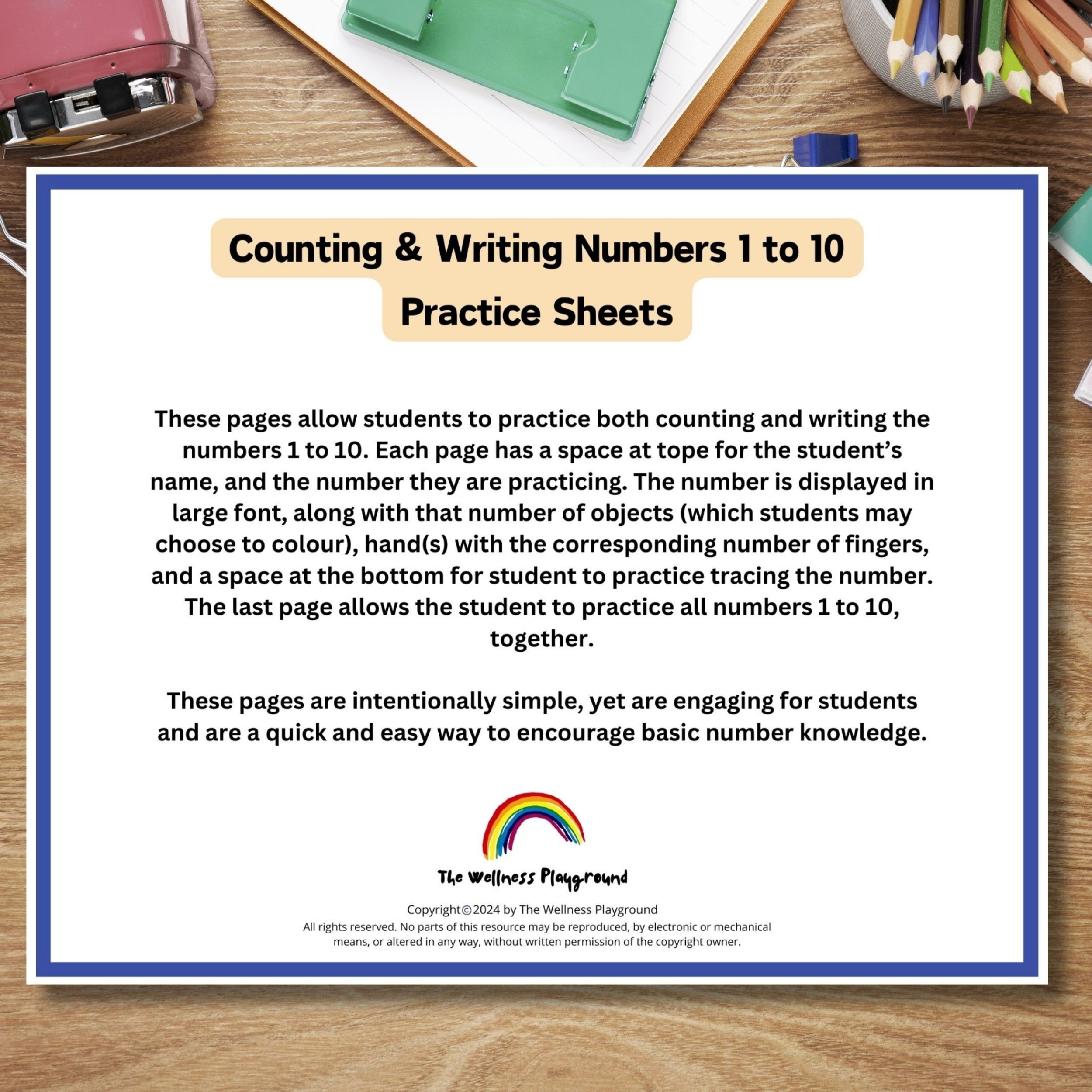 Learning Numbers 1 to 10 Counting and Writing Practice Numbers 1 to 10 ...