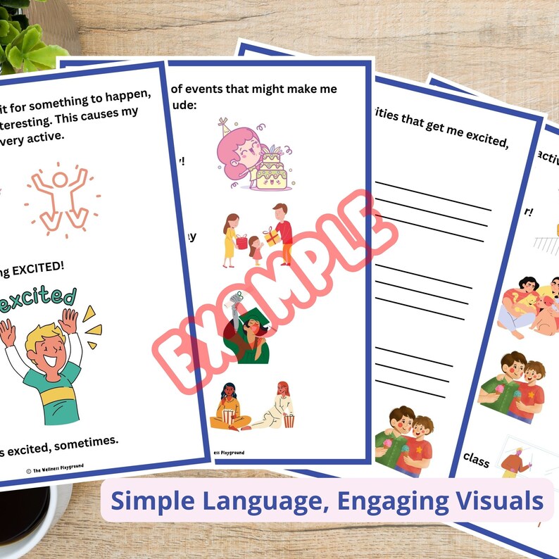 Feeling Excited Social Story: Emotion Regulation Lesson (PDF) - Etsy