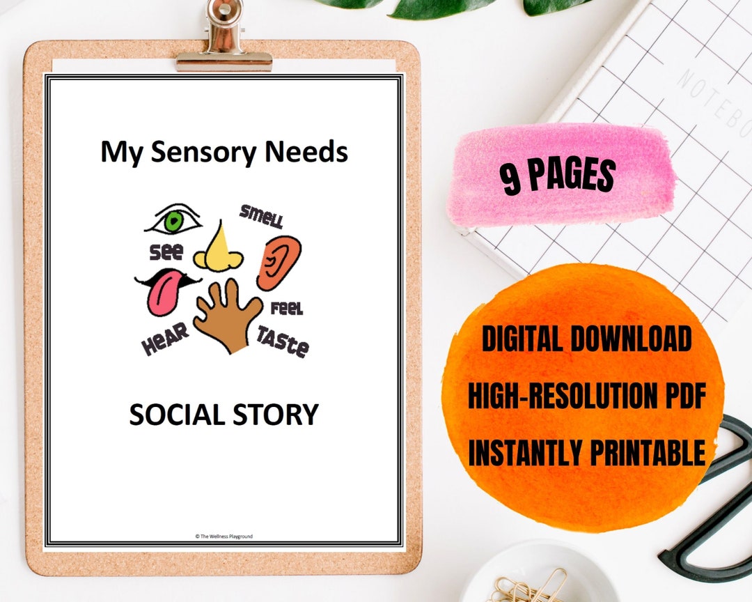 Sensory Needs Social Story: Autism Self-regulation Resource (digital ...