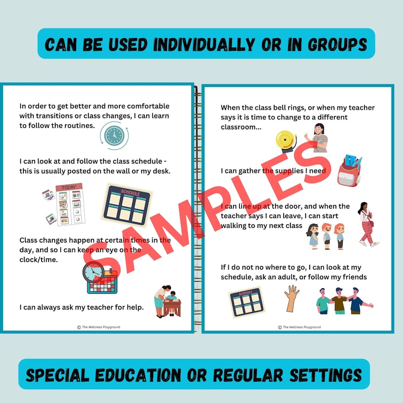 Social Story Helping Students With Classroom Transitions | Printable ...