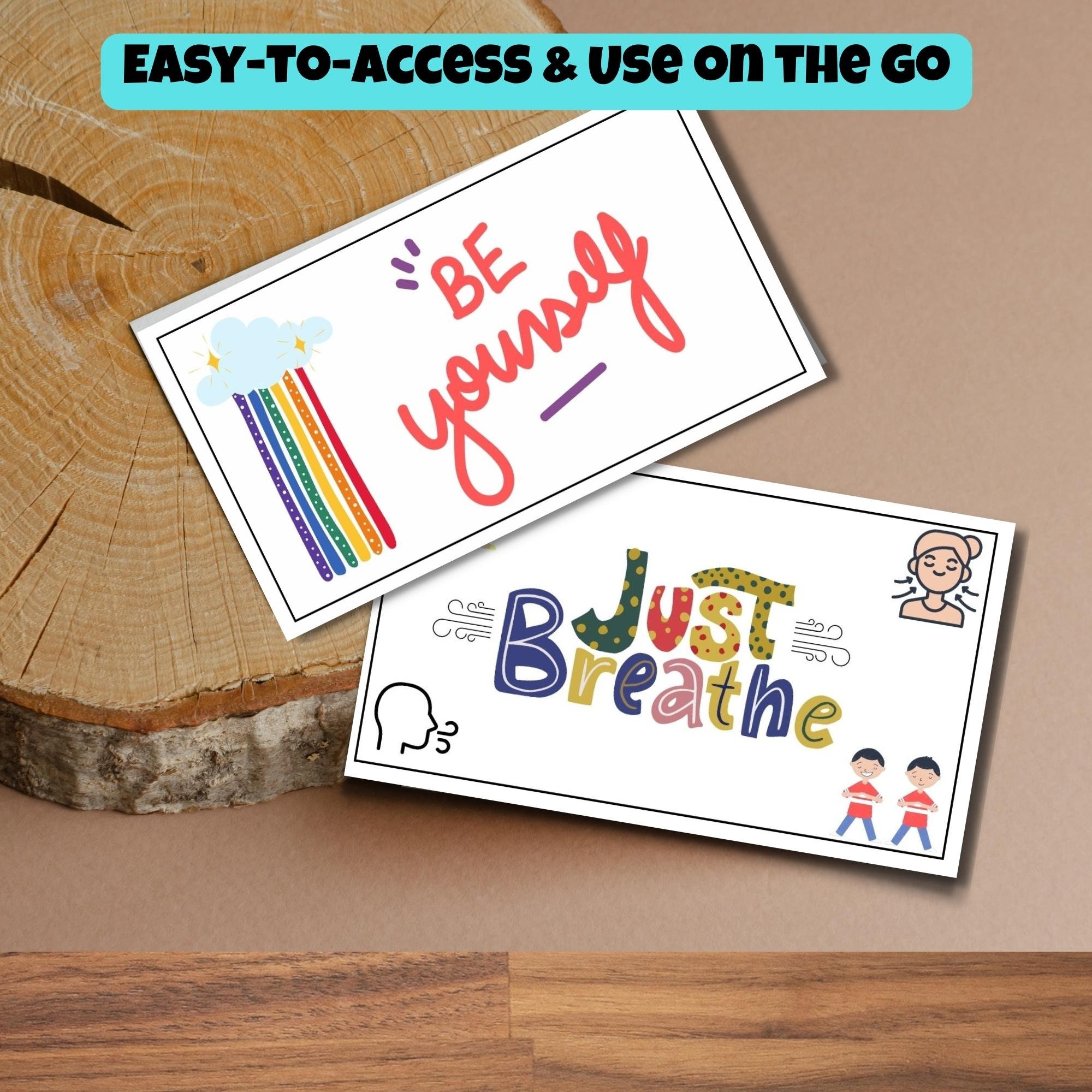 Positive Self-talk Cards | Positive Psychology Statements | Mindfulness ...