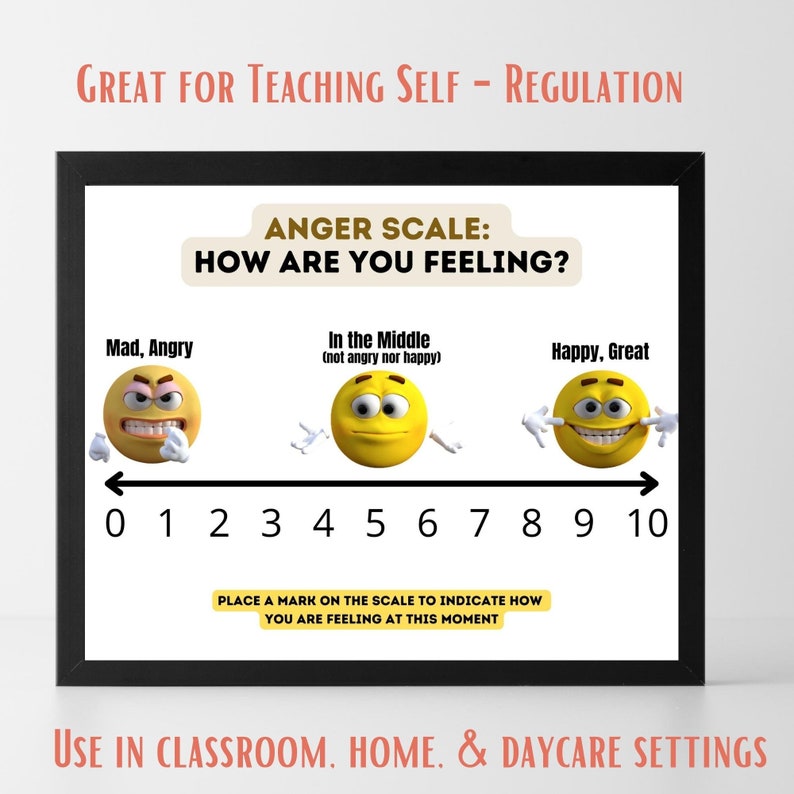 Emotions Rating Scales for Kids | Classroom Tool | Feelings Lesson ...