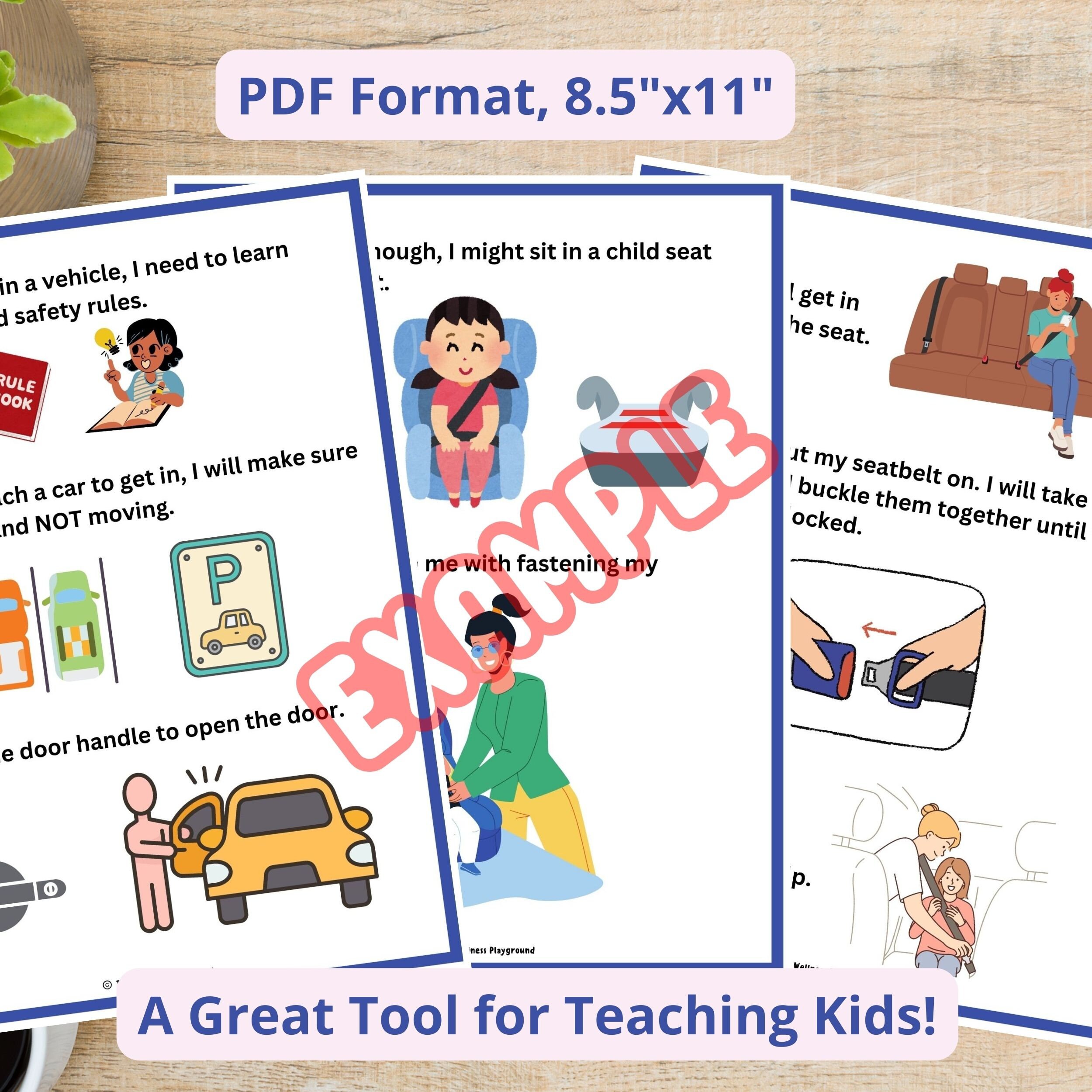 Car Ride Social Story: Autism Travel Safety (PDF Download) - Etsy