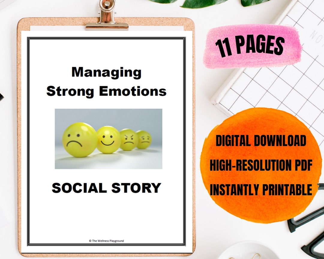 Social Story: Managing Strong Emotions | Digital Classroom Resource ...