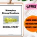 Social Story: Managing Strong Emotions | Digital Classroom Resource ...
