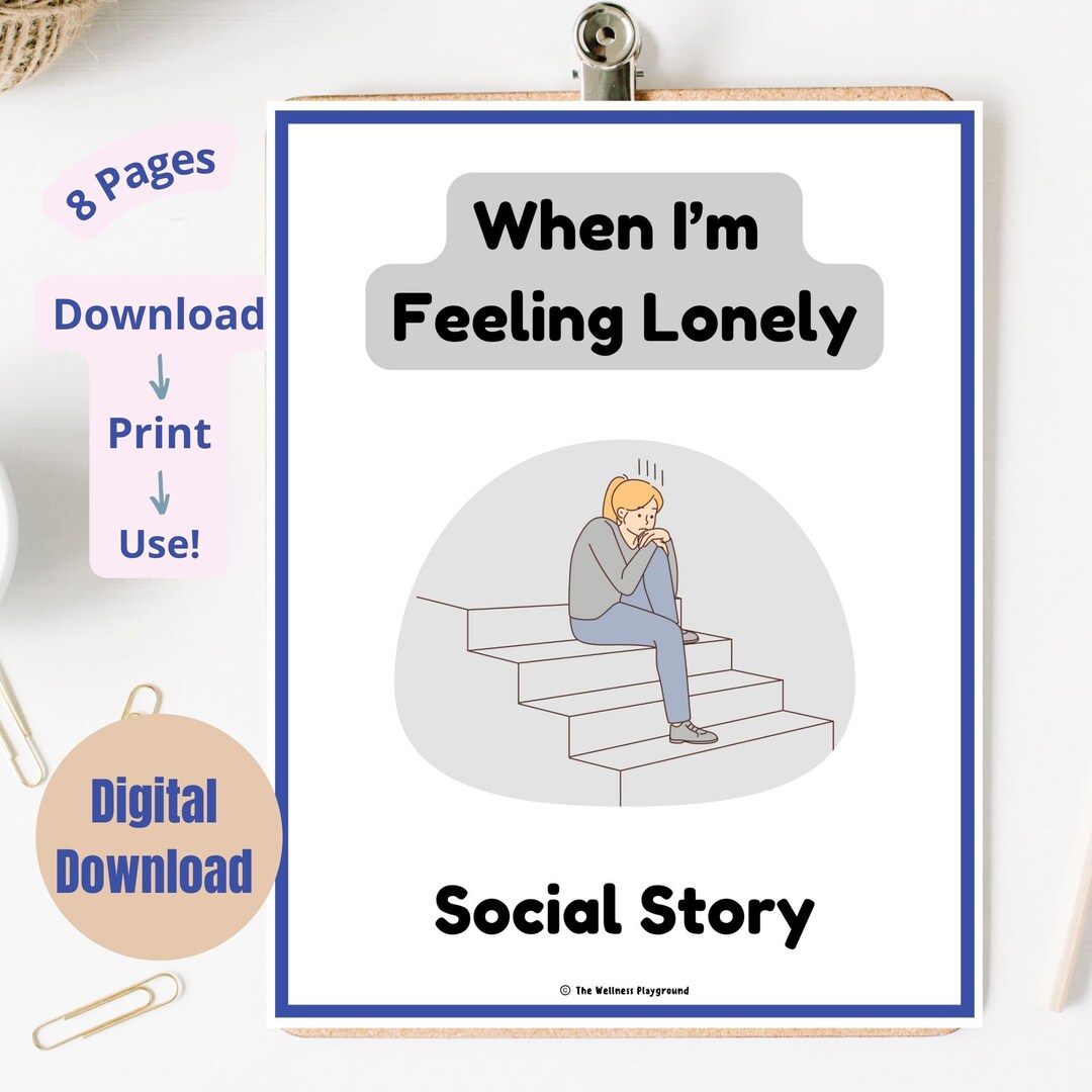 Social Story: When I'm Feeling Lonely | Social Emotional Lesson ...