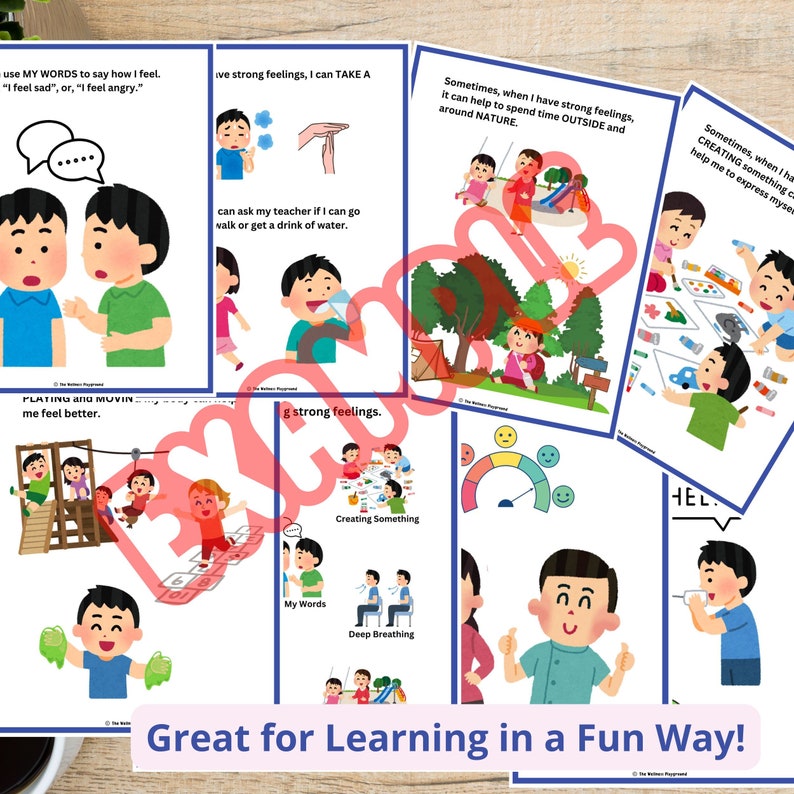 Feelings Social Story: Elementary SEL Lesson (digital Download) - Etsy
