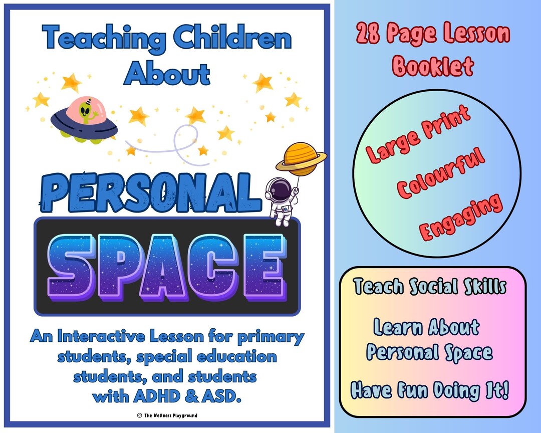 Lesson on Personal Space Classroom Social Story Social - Etsy