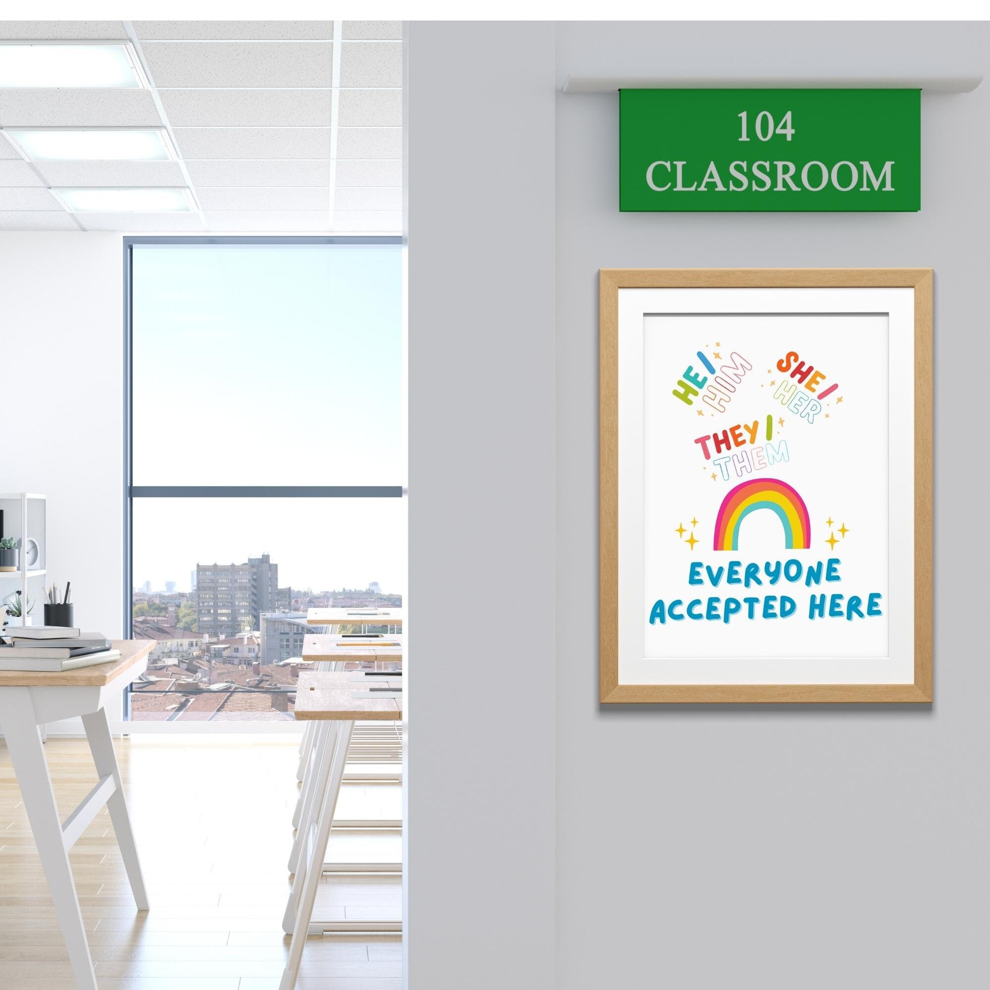 Gender Inclusive Poster | LGBTQ2+ | Equality | Acceptance Poster ...