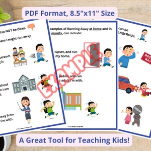 Social Story About No Running Away| Social Story No Running | Autism ...