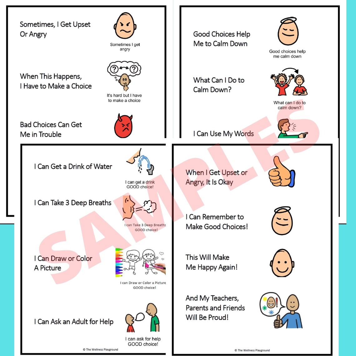 Social Story: What to Do When I Get Upset or Angry | Printable Social ...