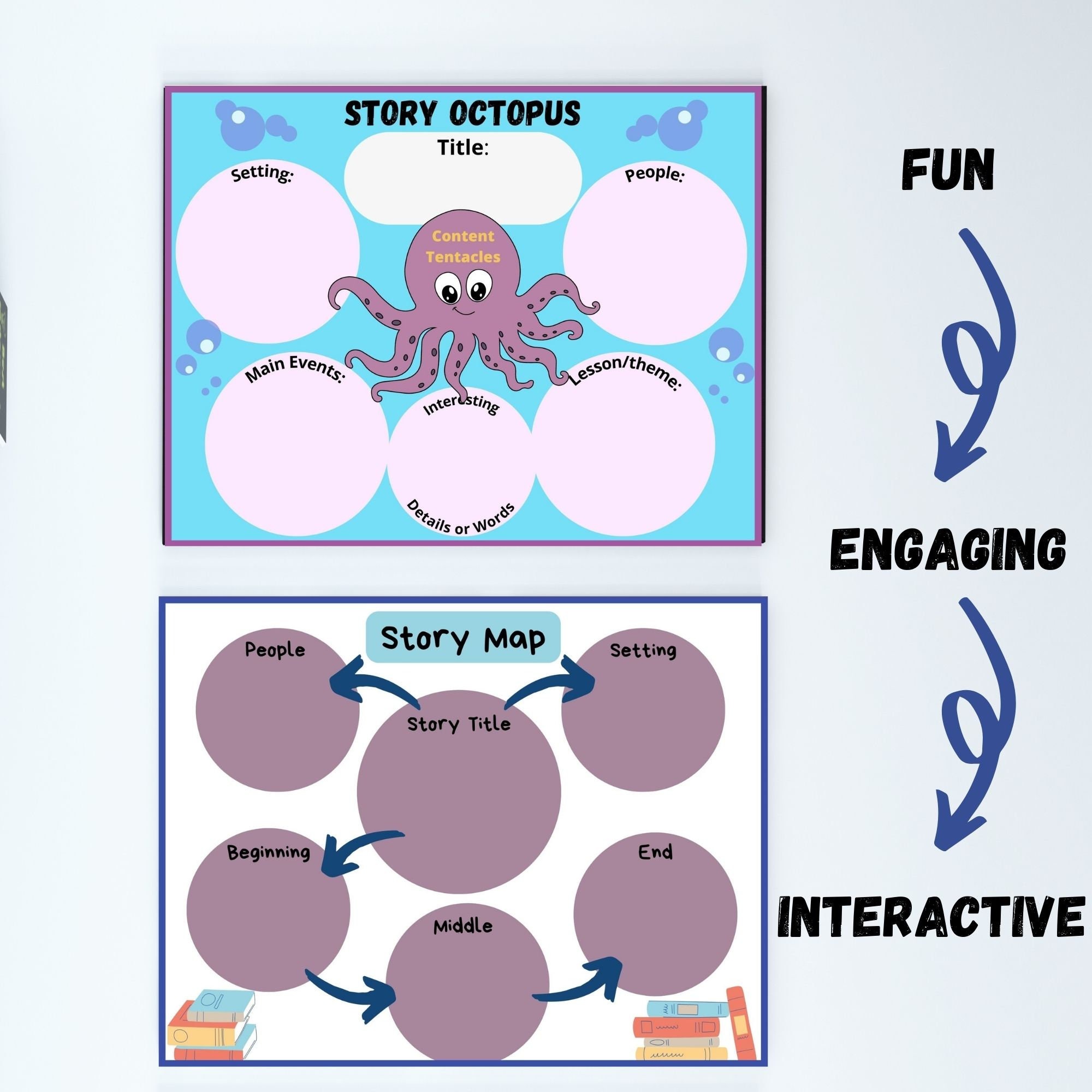 Printable Story Maps | Story Templates | Classroom Literacy Activity ...