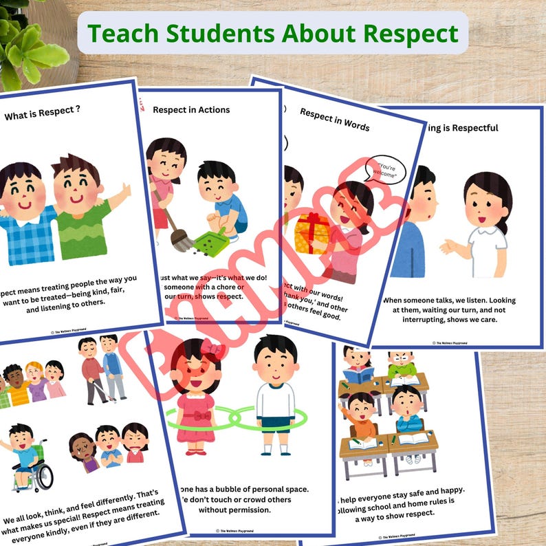 Respect Social Story & SEL Lesson for Elementary | 30-minute Classroom ...