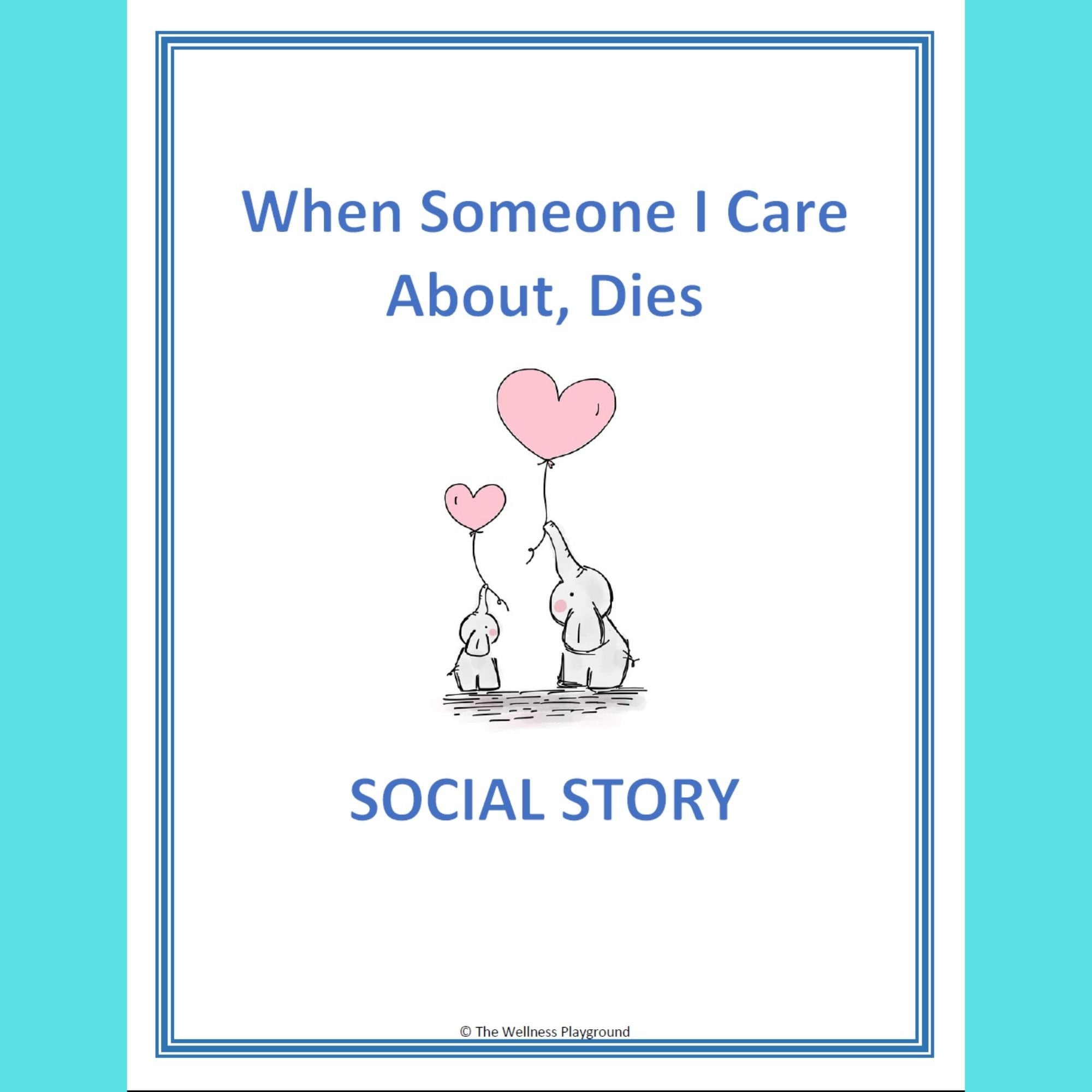 Grief Social Story: Loss of Loved One - Counseling Resource (PDF) - Etsy