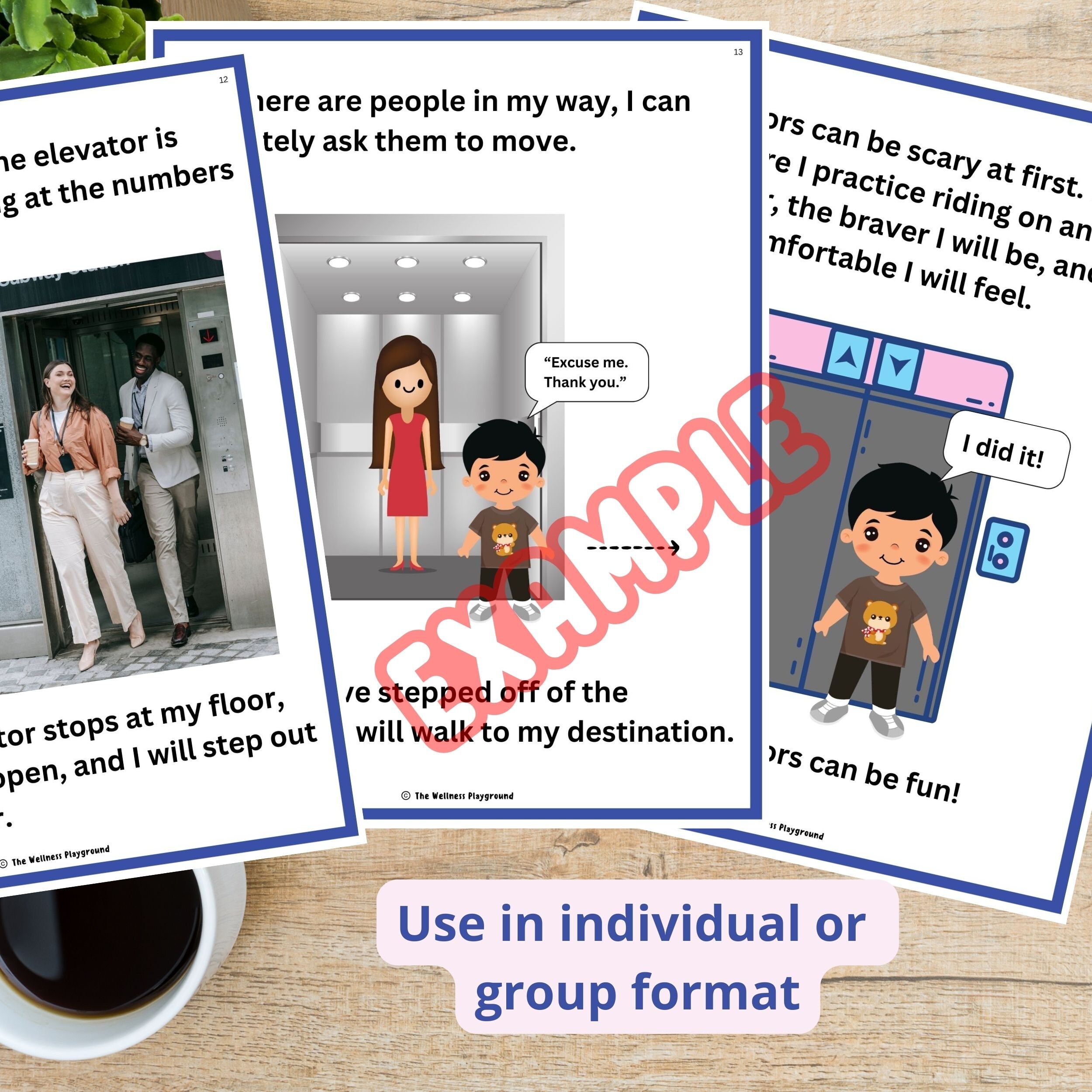 Elevator Social Story: Life Skills Lesson (PDF Download) - Etsy