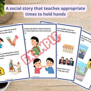 Holding Hands Social Story: Elopement Lesson for Kids (PDF) - Etsy UK