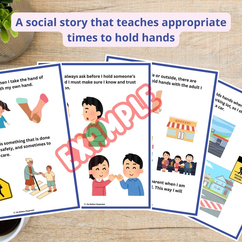 Social Story: All About Holding Hands (elopement) | Holding Hands ...