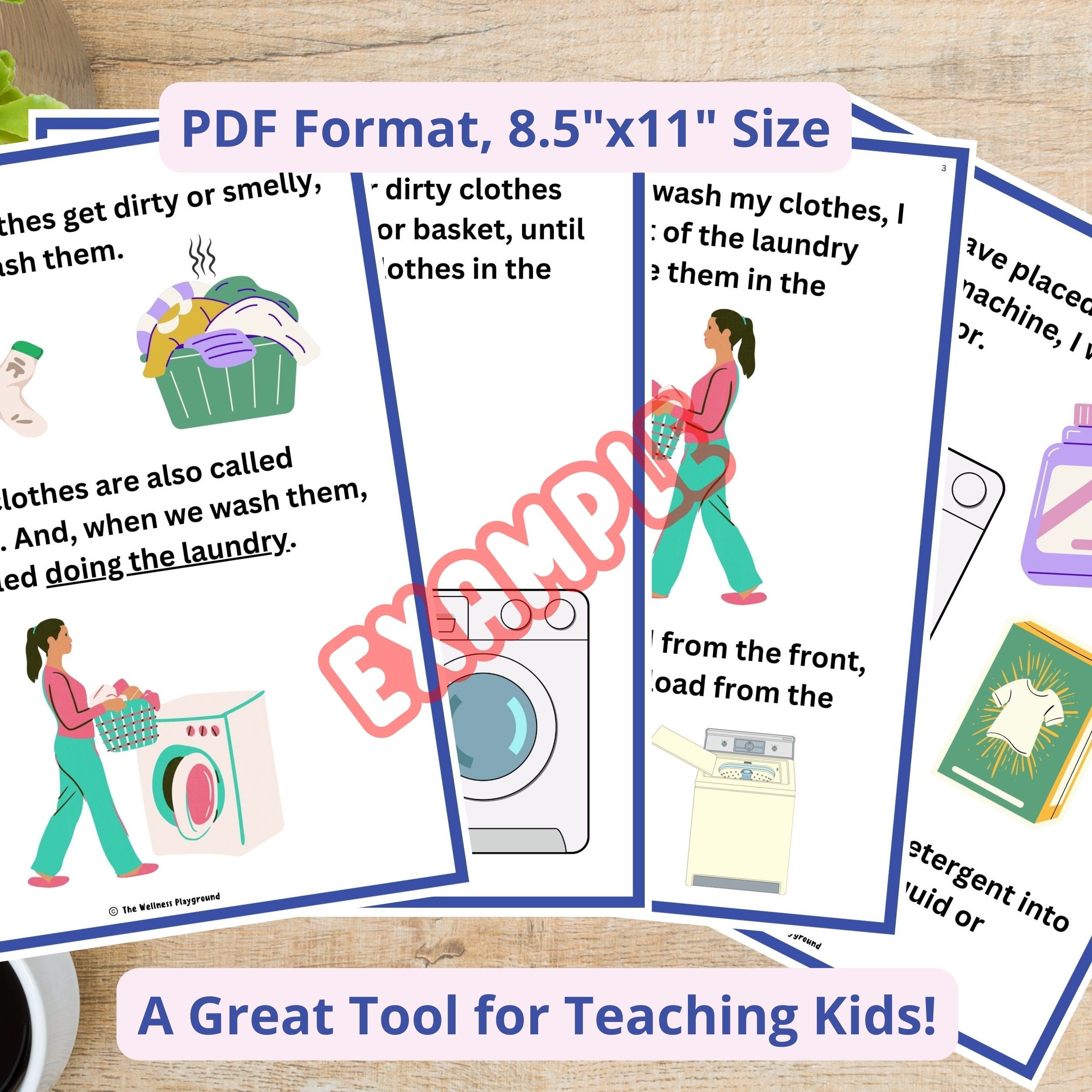 Social Story: Doing the Laundry | Life Skills Lesson | Social Story ...