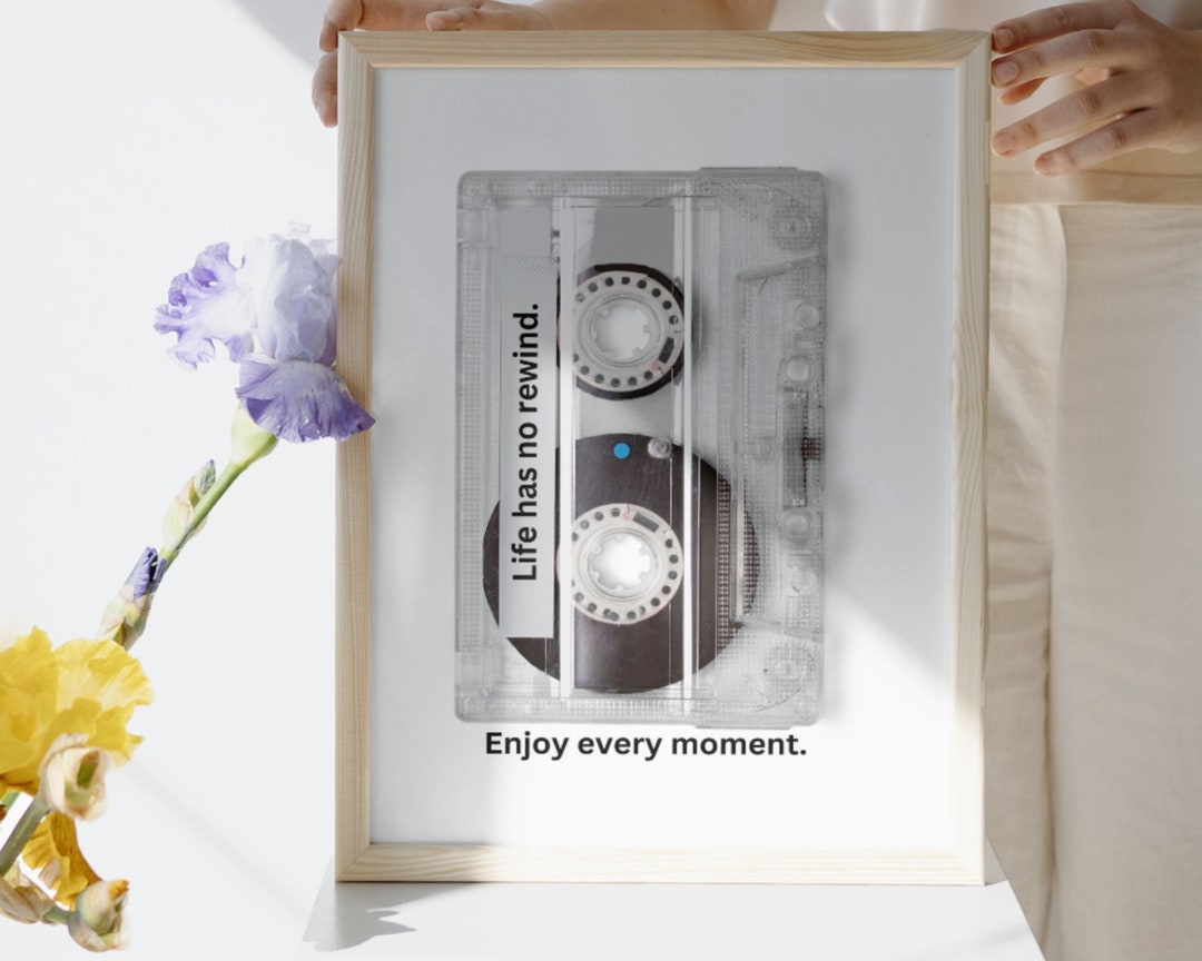 Life Has No Rewind, Enjoy Every Moment | Inspirational Poster ...