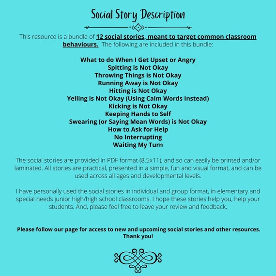 No Spitting Social Story